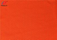 China Polyester Warp Knitting Vest Mesh Fluorescent Material Fabric For Uniform for sale
