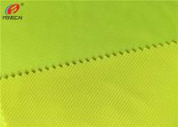 China EN20471 High Visibility Polyester Knitted Fluorescent Material Fabric for sale