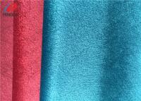 China 100% Polyester Sofa Velvet Upholstery Fabric , Composite Home Textile Material for sale