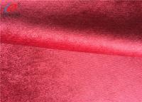 China Tricot Knitting 100% Polyester Velvet Upholstery Fabric 160cm Width 180-250gsm for Sofa for sale