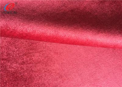 China Tricot Knitting 100% Polyester Velvet Upholstery Fabric 160cm Width 180-250gsm for Sofa for sale