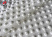 China Oeko-Tex Certified 100% Polyester Minky Dot Plush Fabric - 220 GSM, 1.5M Width for Baby Blankets & Apparel for sale