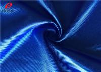 China Bright Blue Reflective Dazzle Fabric 100% Polyester 105gsm Knitted for Jersey Football Uniform for sale