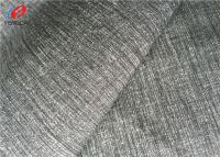 China Polar Fleece Laminated Polyester Tricot Knit Fabric For Outer Wear In Grey for sale