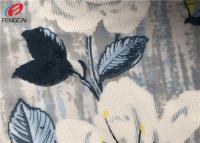 China Press Glue Polyester Sofa Velvet Upholstery Fabric , Print Knitted Fabric for sale
