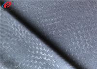 China Embossed 90% Polyester 10% Lycra Moisture Wicking Fabric , Weft Knitting Fabric for sale