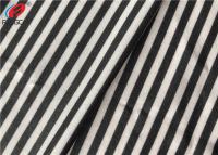 China Striped Printed 4 Way Lycra Weft Knitted Fabric 90% Polyester 10% Spandex 190GSM 60-62 Inch for T-Shirt for sale