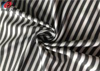 China Striped Printed 4 Way Lycra Weft Knitted Fabric 90% Polyester 10% Spandex 190GSM 60-62 Inch for T-Shirt for sale