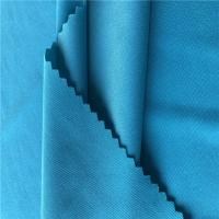 China Wicking Knitted Polyester Spandex Fabric 300GSM 4-Way Stretch 58/60