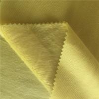 China 1.5mm Polyester Spandex Short Plush Fabric 150cm Width Super Soft Hair Fabric for Garment Toy Making for sale