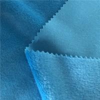 China 1.5mm Polyester Spandex Short Plush Fabric 150cm Width Super Soft Hair Fabric for Garment Toy Making for sale