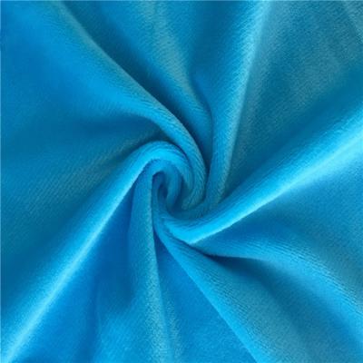 China 1.5mm Polyester Spandex Short Plush Fabric 150cm Width Super Soft Hair Fabric for Garment Toy Making for sale