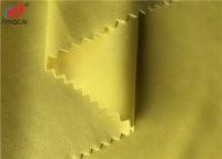 China Yellow Colour Semi-dull Lycra Knitted Polyester Spandex Fabric For Apparel for sale