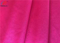 China Solid Color Elastic Knitted 87% Polyester 13% Spandex Fabric For Apparel for sale
