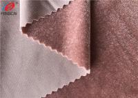 China Azo-Free Shiny Stretch Polyester Spandex Velvet Fabric 230GSM 62-64 Inch for Garment for sale