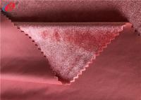 China Shiny Fleece Stretch Polyester Spandex Velvet Fabric 260GSM 1.6M Width for Dresses and Upholstery for sale