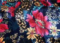 China Elastic Spandex Velvet Fabric Brushed Printed Stretch Velour Fabric Custom Size for sale