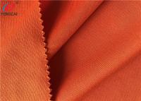 China Plain Dyed Polyester Tricot Knit Fabric , Mercerized Plain Cloth For Garment for sale