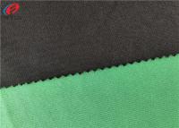 China Warp Tricot Polyester Knit Fabric Brushe Mercerized Plain Cloth For Garment for sale