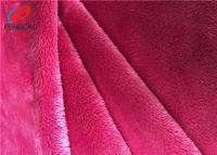 China Super Soft 100% Polyester Velboa Fabric ,  Minky Plush Fabric For Blabket for sale