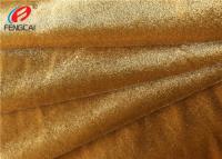 China Diamond Shiny 4 Way Stretch Polyester Spandex Velvet Fabric 260gsm 162cm for Dress for sale