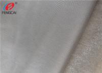 China Shiny Silver Warp Knit Velvet Fabric 95 Polyester 5 Spandex 270GSM 60 Inch for sale