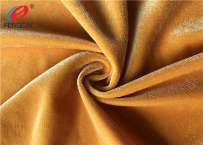 China Diamond Shiny 4 Way Stretch Polyester Spandex Velvet Fabric 260gsm 162cm for Dress for sale