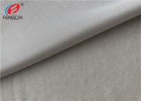 China Shiny Silver Warp Knit Velvet Fabric 95 Polyester 5 Spandex 270GSM 60 Inch for sale