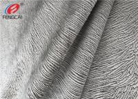 China 190GSM Burnout Velboa Sofa Velvet Upholstery Fabric 100% Polyester 58-60 Inch for sale
