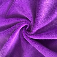China 220gsm Super Soft Velboa Fabric 100% Polyester Minky Plush 0.5-4mm Pile Height for sale