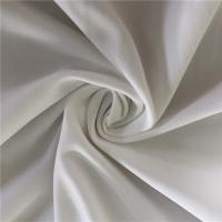 China 90% Polyester 10% Spandex Weft Knitted Interlock Fabric 240 GSM 4 Way Stretch for sale
