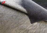 China 130gsm 150cm Waterproof Polyester Faux Leather Suede Bronzing Fabric for Sofa Upholstery and Furniture for sale