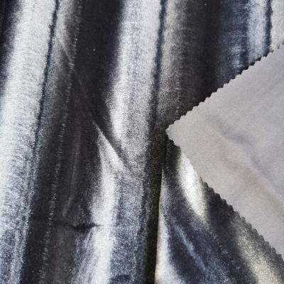 China Brush Pattern Polyester Spandex KS Velvet Fabric 180-300 GSM 160 CM Width for Garments Home Textile for sale