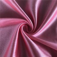 China Shiny 95% Polyester 5% Spandex Fabric Satin For Dress for sale