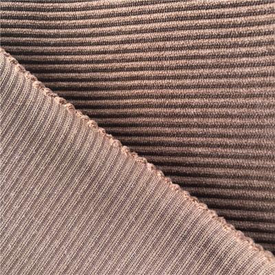 China 380gsm Super Soft Bonded Stripe Velvet Fabric 95% Polyester 5% Spandex 150cm Width for sale