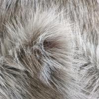 China Dull Yarn 20mm Long Pile Plush Fabric for sale