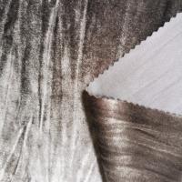 China Super Soft Velvet Polyester Spandex Velvet Fabric For Garment for sale