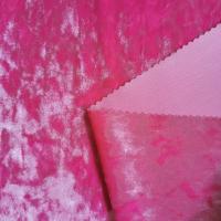 China 1.5mm Super Soft Velvet Polyester Spandex for sale