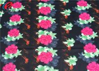 China Waterproof  Stretch Polyester Spandex Fabric , Printed Material For Bikini for sale