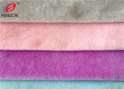 China Warp Knitted Minky Plush Fabric 100% Polyester Crystal Velboa 210gsm 160cm for Toys for sale