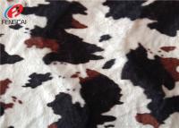 China Animal Printed Polyester Velvet Fabric 160cm Width 200g Weight for Home Textile and Upholstery for sale