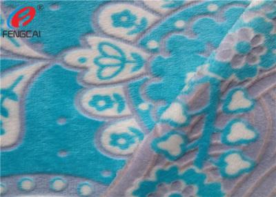 China Custom Printed Embossed Minky Plush Fabric 150-180cm Width 180-250gsm Baby Eco Friendly for sale
