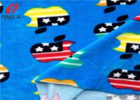 China 1.5mm Long Pile Fabric Polyester Custom Printed Velboa Fabric For Baby for sale