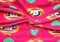 China 1.5mm Long Pile Fabric Polyester Custom Printed Velboa Fabric For Baby for sale