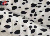 China Animal Printed Warp Knitting Polyester Velvet Fabric 220 GSM 1.75m Width for sale
