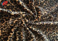 China Leopard Printed 100% Stretch Polyester Fabric 1MM Velboa Fabric Eco Friendly for sale
