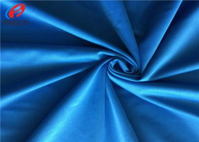 China Bright Blue Reflective Fluorescent Color Fabric Polyester Uniform Material for sale