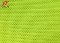 China 100% Polyester Breathable Fluorescent Material Fabric / Mesh Fabric For Vests for sale