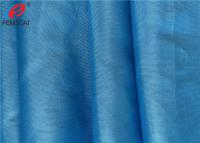 China Fluorescence Color Plain Reflective Fabric Material Anti Static Safety Vest Fabric for sale