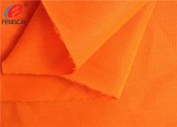 China Orange Reflective Polyester Fluorescent Fabric 150-160cm Width 120gsm for Safety Vest Uniform for sale